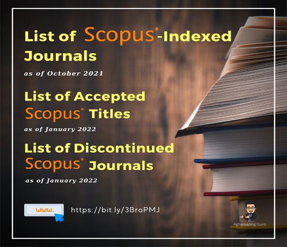 Updated List of Scopus-Indexed Journals – Open Access Learning PH